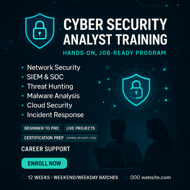 Cyber Security training Vizag | JNNC Technologiies 2026